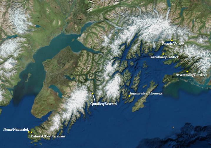 Traditional Place Names - Chugachmiut Heritage Preservation | Chugach ...